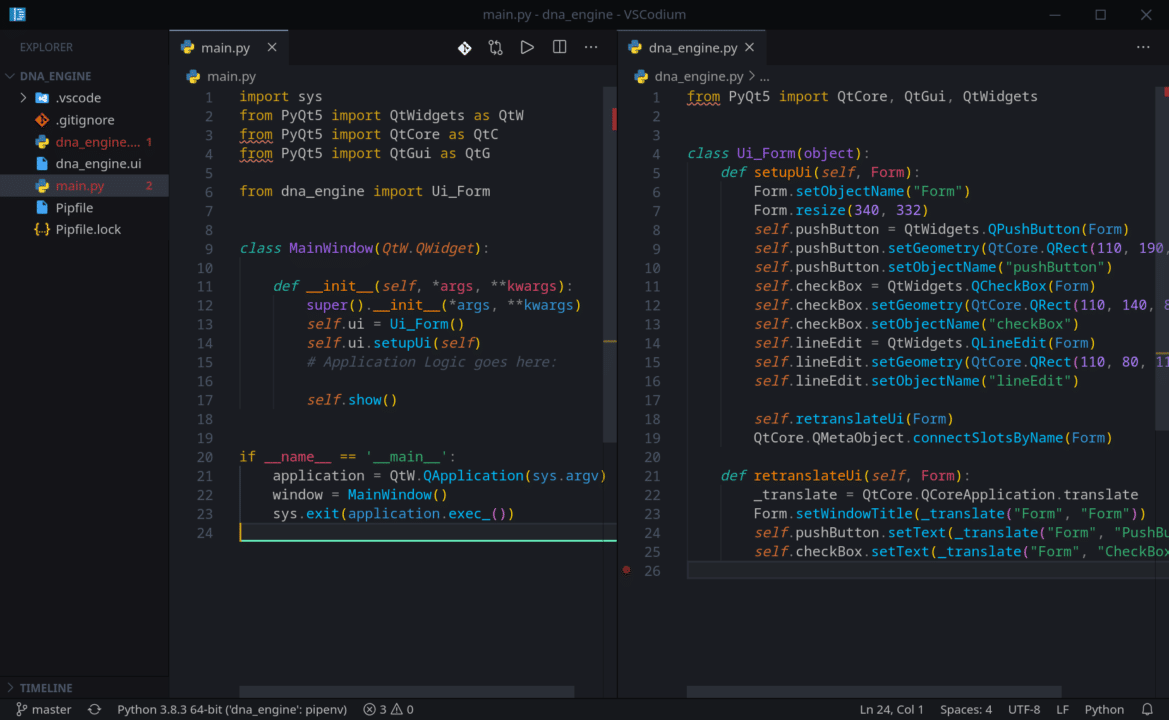 Bioinformatics Tools Programming in Python with Qt. Part 2.