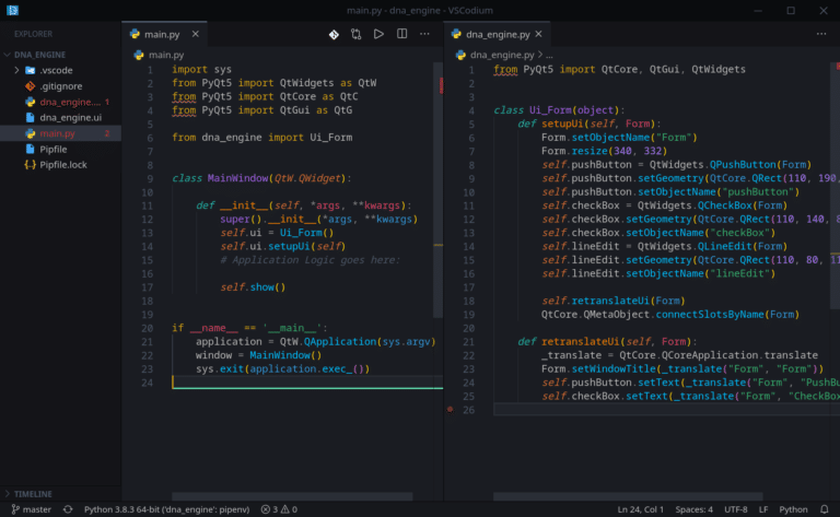 Bioinformatics Tools Programming in Python with Qt. Part 2.